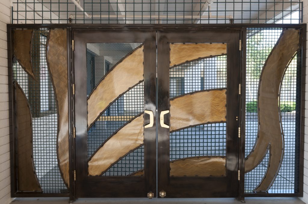 Custom Iron Doors at St. Michaels Church in Sacramento